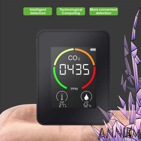 Jual Alat Detector Oksigen Monitoring Gas Co2 Sensor Ppm Meter Gas Analyzer Baterai Lithium