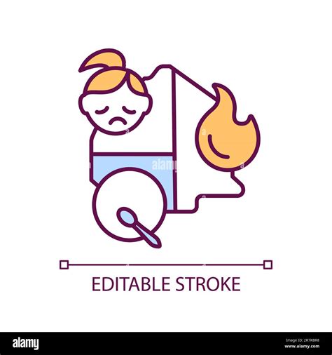 Humanitarian Crisis Rgb Color Icon Stock Vector Image And Art Alamy