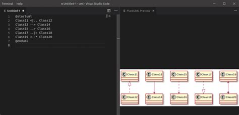 VSCode PlantUMLプラグインのインストールと使用方法