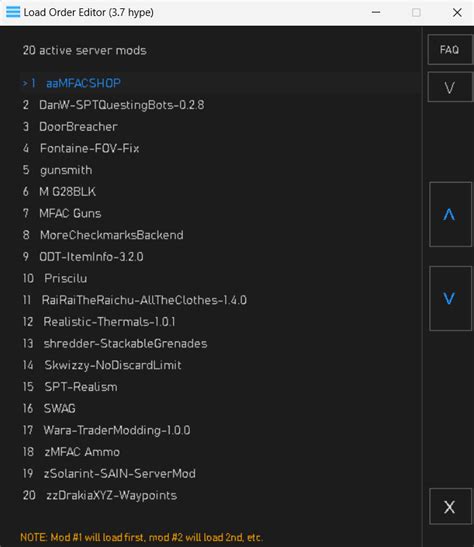 Any Tips On Sorting My Load Order Rsptarkov