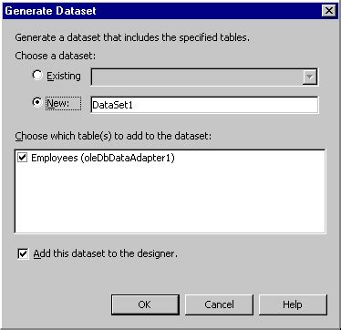 Working With OleDb Data Adapters