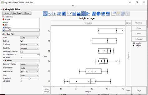Solved Swap X And Y Axis In Variability Chart Jmp User Community