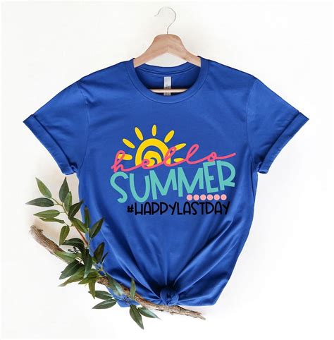 Last Day Of School Hello Summer Happy Last Day Of School Shirts End
