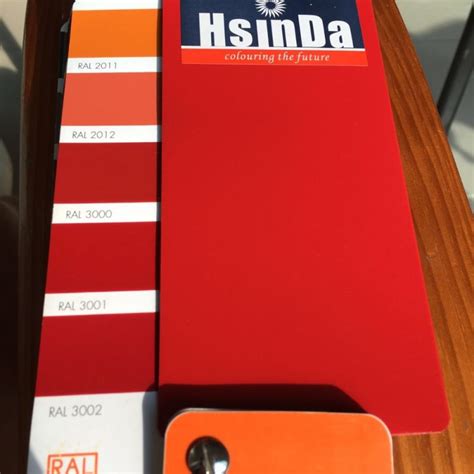 China Ral 3002 Electrostatic Paint Application Red Bright Powder ...