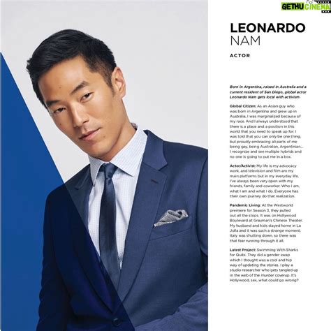Leonardo Nam Wiki Biography Age Gallery Spouse And More