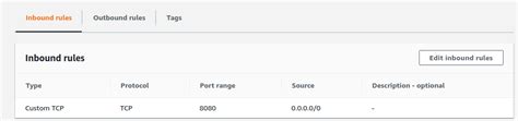 amazon web services unable to access the tomcat default page from