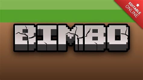 Bimbo Minecraft 3d Text Effect Generator