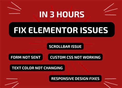 fix your elementor issues by liingkon fiverr
