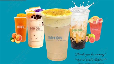 Nhon Tiệm Trà Ngon Trà Sữa Ăn Vặt Trà Trái Cây Năm Châu ở Quận Tân Bình TP HCM Album