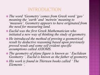Euclid S Geometry PPTX