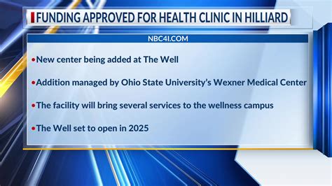 Ohio State To Manage Health Clinic In Hilliard Nbc4 Wcmh Tv
