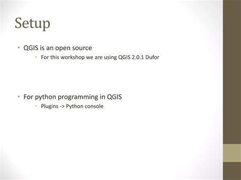 Workshop With Python Qgis Pdf