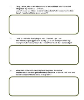 Real World Systems Of Equations Substitution Word Problems Isolate The Variable