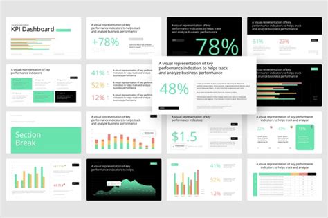 Kpi Dashboard Incl Kpi And Chart Envato