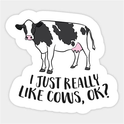 i just really like cows ok funny cow farmer love cows by eqdesigns