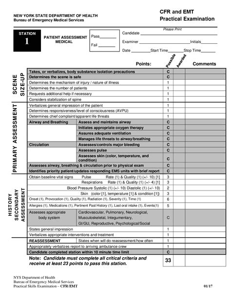 Paramedic Physical Assessment