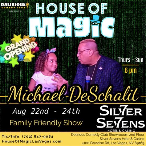 Delirious Comedy Club And House Of Magic Open 2nd Location At Silver