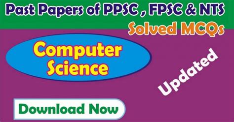 ppsc lecturer computer science past paper bs 17 original paper