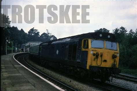 35mm Slide Br British Railways Diesel Loco 50004 Class 50 Bodmin Road