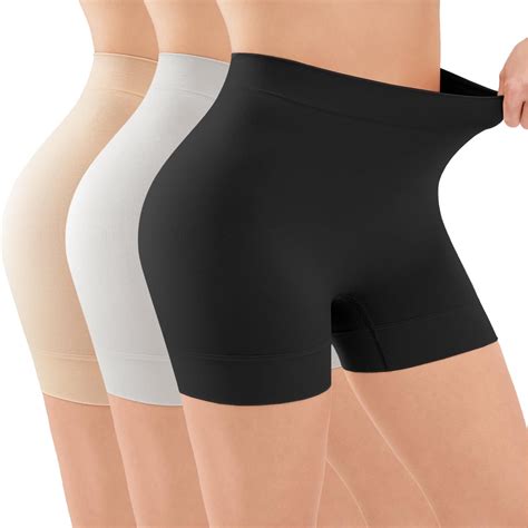 3 Pack Slip Shorts For Women Under Dress Anti Chafing Underwear