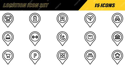 premium vector location pin icon map pin place marker location icon