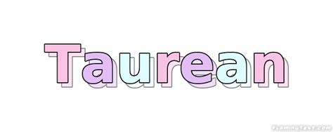 Taurean Logo Free Name Design Tool From Flaming Text