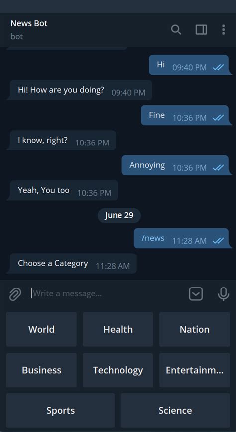 GitHub Priyanshuborole Python Telegram Bot Telegram News Bot To Show