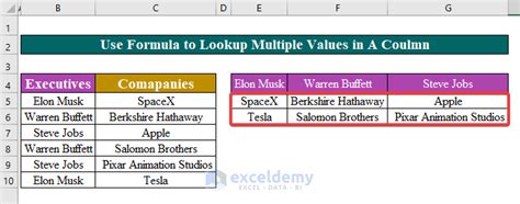 How To Lookup Multiple Values In Excel 10 Ways Exceldemy