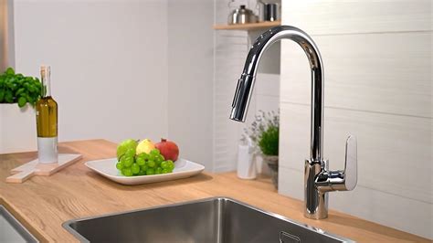 Hansgrohe Focus Single lever kitchen mixer 240 #31815000 - YouTube