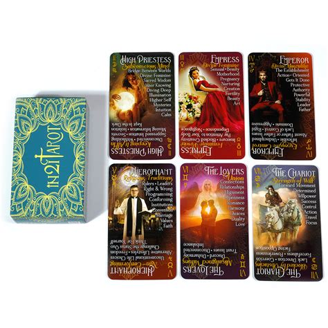 Jual In2it Tarot Deck With Keywords 78 Tarot Cards Oracle Cards Tarot