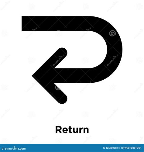 Return Icon From Collection Vector Illustration CartoonDealer
