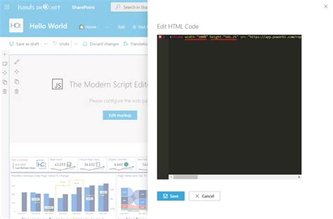 How To View A Full Width Power Bi Report In Sharepoint Noprob Oit