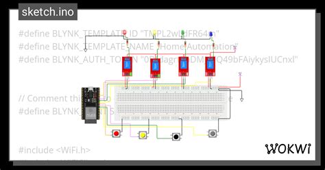 Wokwi Home Automation With Blynk Copy Wokwi Esp32 Stm32 Arduino Simulator