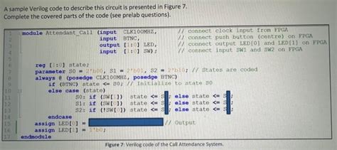Solved Consider The Verilog Code Of The Flight Attendant