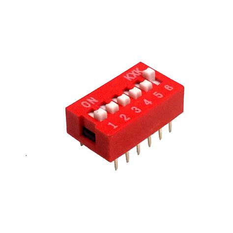 1 99 6 Pin Dip Switch Breadboard And Perfboard Compatible Tinkersphere