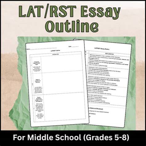Literary Analysis And Research Simulation Essay Template By The Cedar Desk