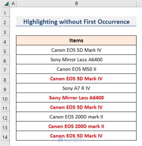 How To Highlight Duplicate Rows In Excel 3 Quick Ways