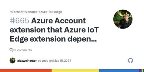 azure account extension that azure iot edge extension depends on for