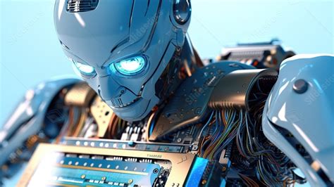 Artificial Intelligence Robot With Advanced Cpu Chip An Innovative