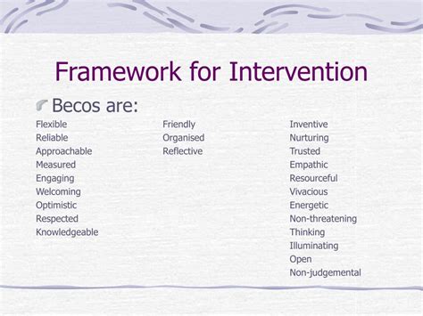Ppt Staged Interventionframework For Intervention Powerpoint