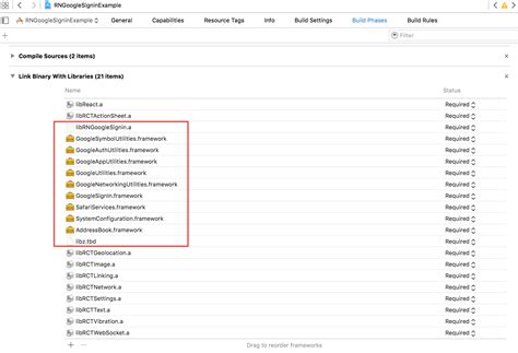 Ios Build Fail For Google Signin Package In React Native Stack Overflow