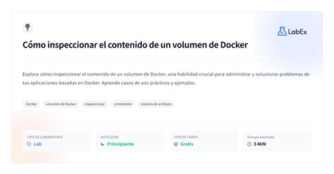 Cómo Inspeccionar El Contenido De Un Volumen De Docker Labex