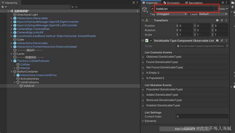 【unity vr开发】结合vrtk4 0：创建物理按钮 camerarigs trackedalias csdn博客
