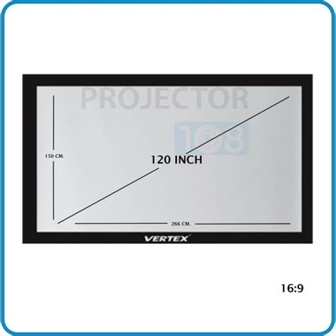 Vertex Fixed Frame Screen X Cm