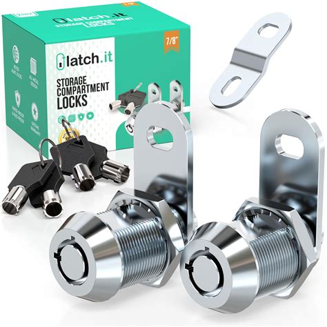 Latch It 2 Pack Rv Storage Locks 7 8 100 Metal Cam Lock For