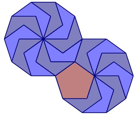Mathrecreation Regular Polygons Intersecting Regularly