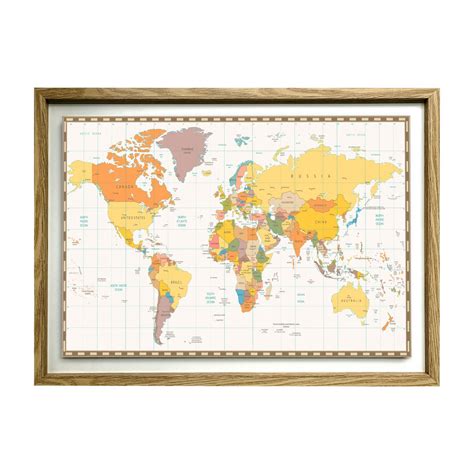 Ripley Mapa Pineable Sepia 50x70