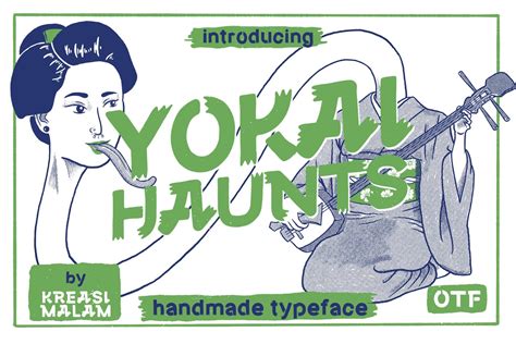 Yokai Haunts Font Fonts ~ Creative Market