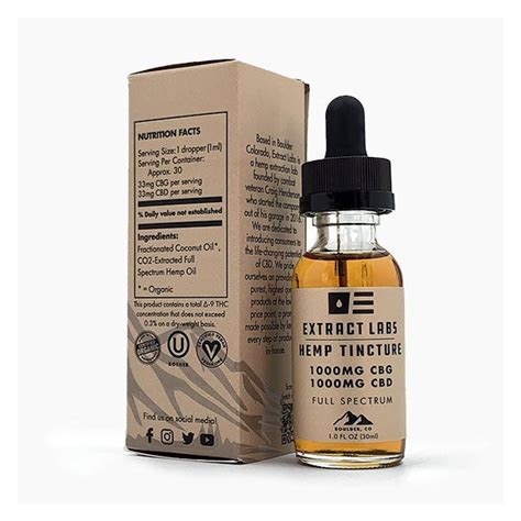 Extract Labs Cbg Oil 1000mg