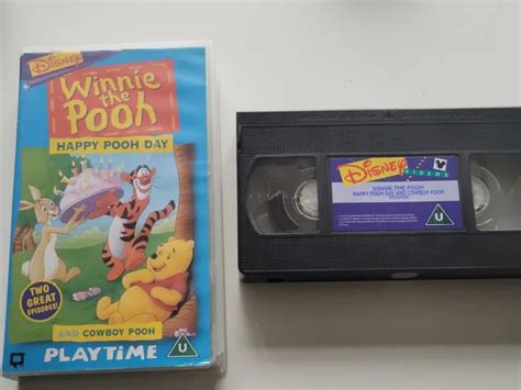 Vhs Set Walt Disney Winnie The Puuh Party Cowboy Honigbaum Tigger Hot